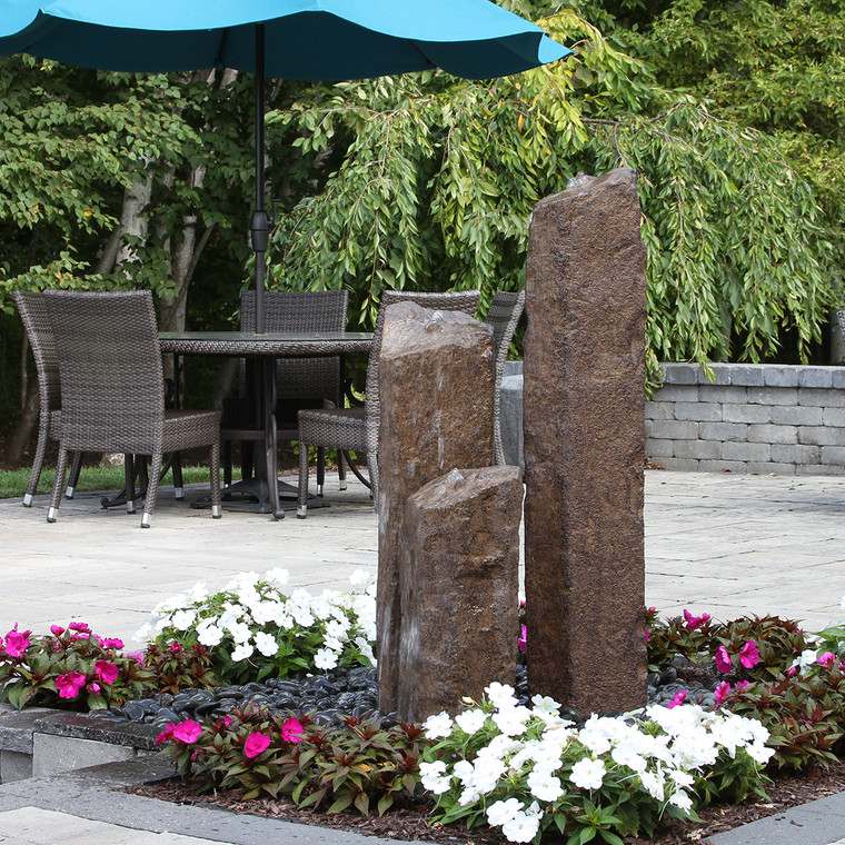Triple GFRC "Basalt" Fountain Kit | Made In-House at Blue Thumb
