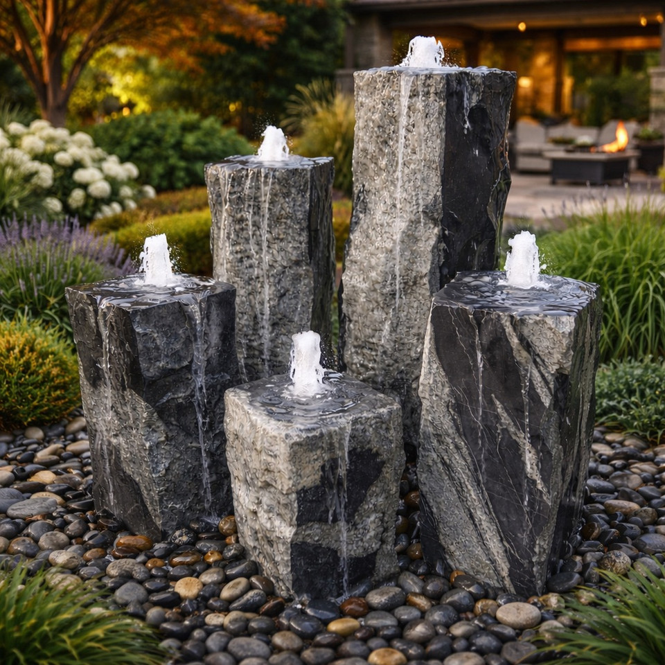 Basalt Stone Fountains | Basalt Fountain Kit