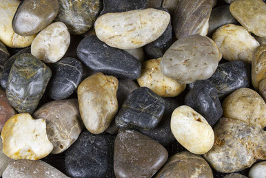 Polished Pebbles 40# Bag: MIXED
