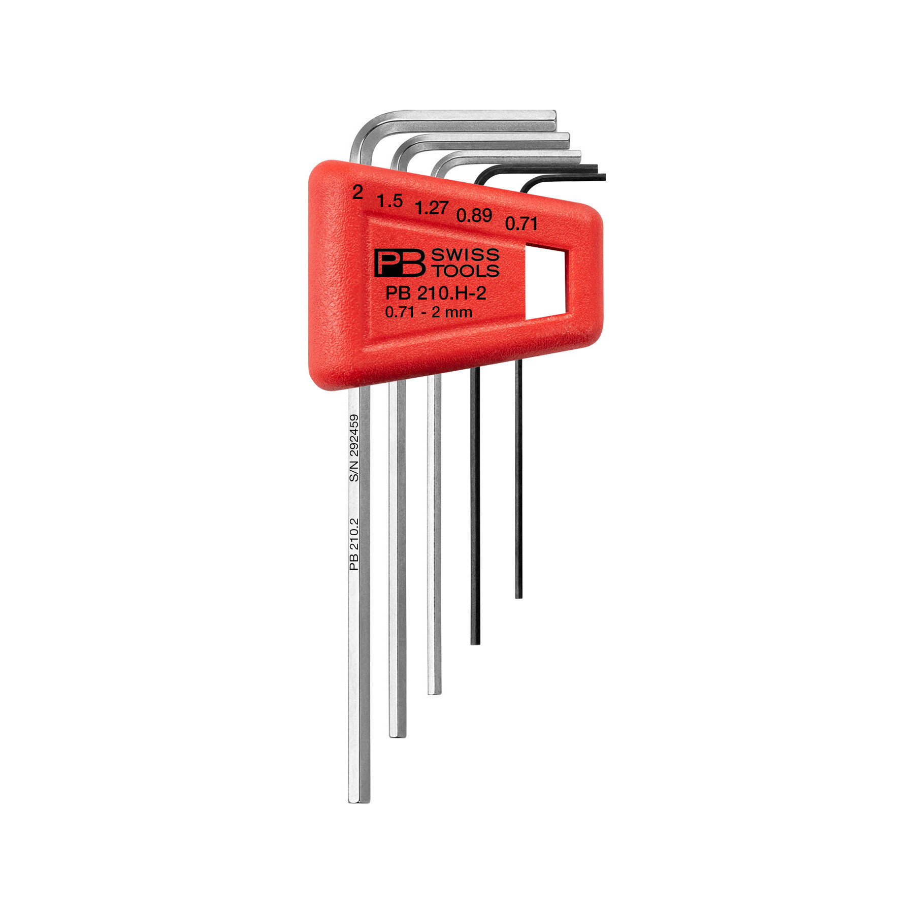 PB Swiss L-Key Set, Hex, 0.71–2 mm (PB 210.H-2) - DRPD