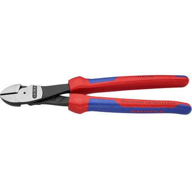 KNIPEX High-Leverage Diagonal Cutters, Multi-Component, 10" (74 02 250 ...