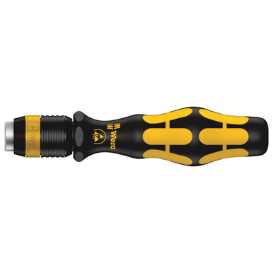 Wera Kraftform Kompakt ESD Bit Screwdriver, Small, Rapidaptor (813 R ...