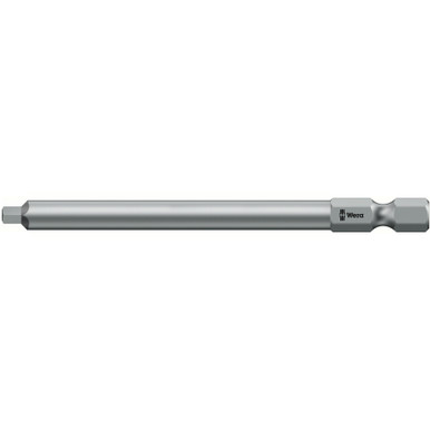 Wera 1/4" Bits, E6, Robertson Square V, 89 mm Long (868/4 V 89) - DRPD