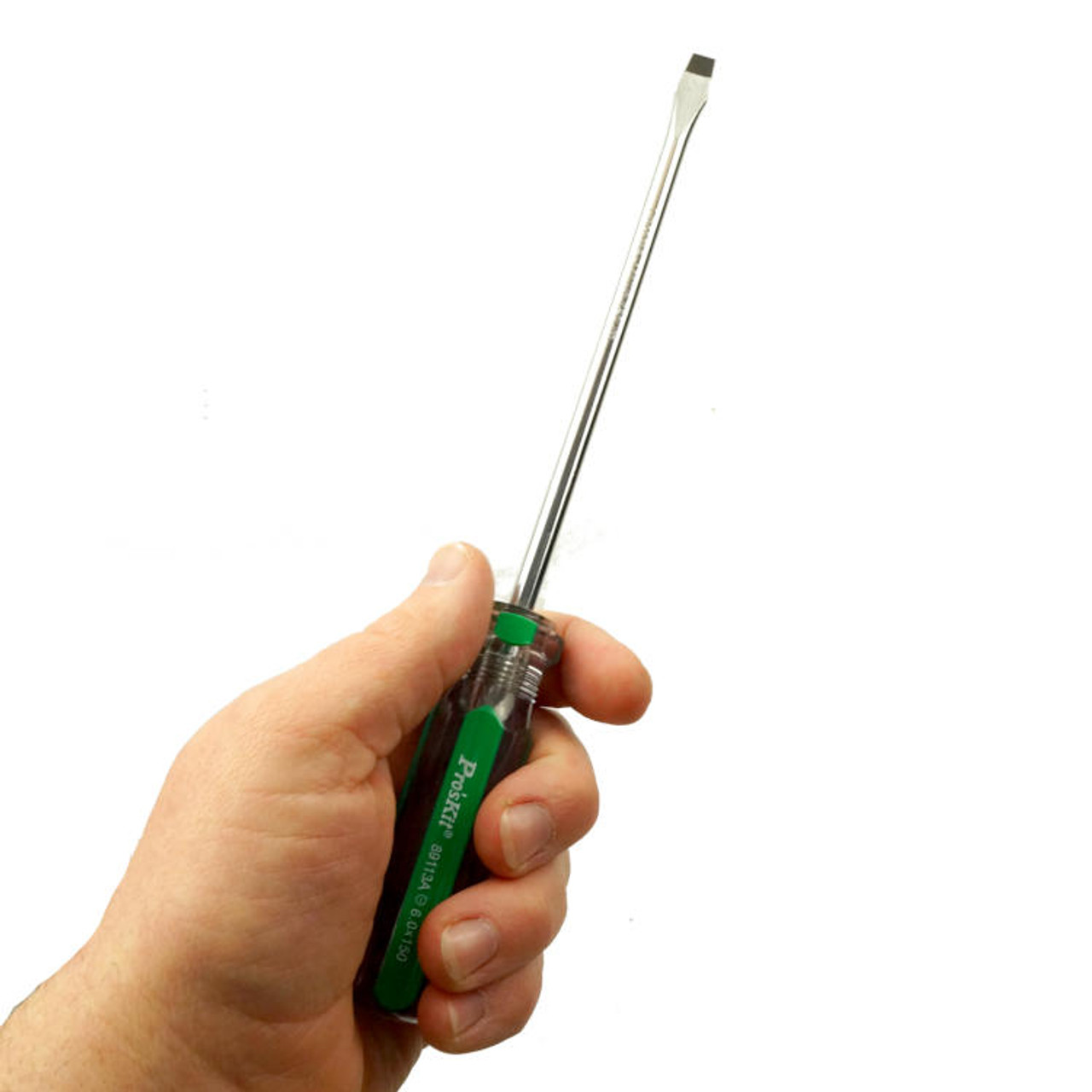 Screwdriver with magnetic tip store
