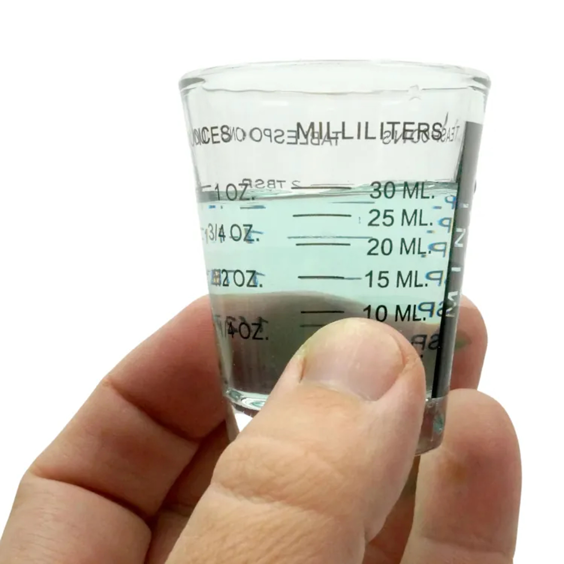 Graduated 1 Ounce Measuring Glass In Oz mL tsp Graduated 1 Ounce Measuring Glass In Oz mL tsp