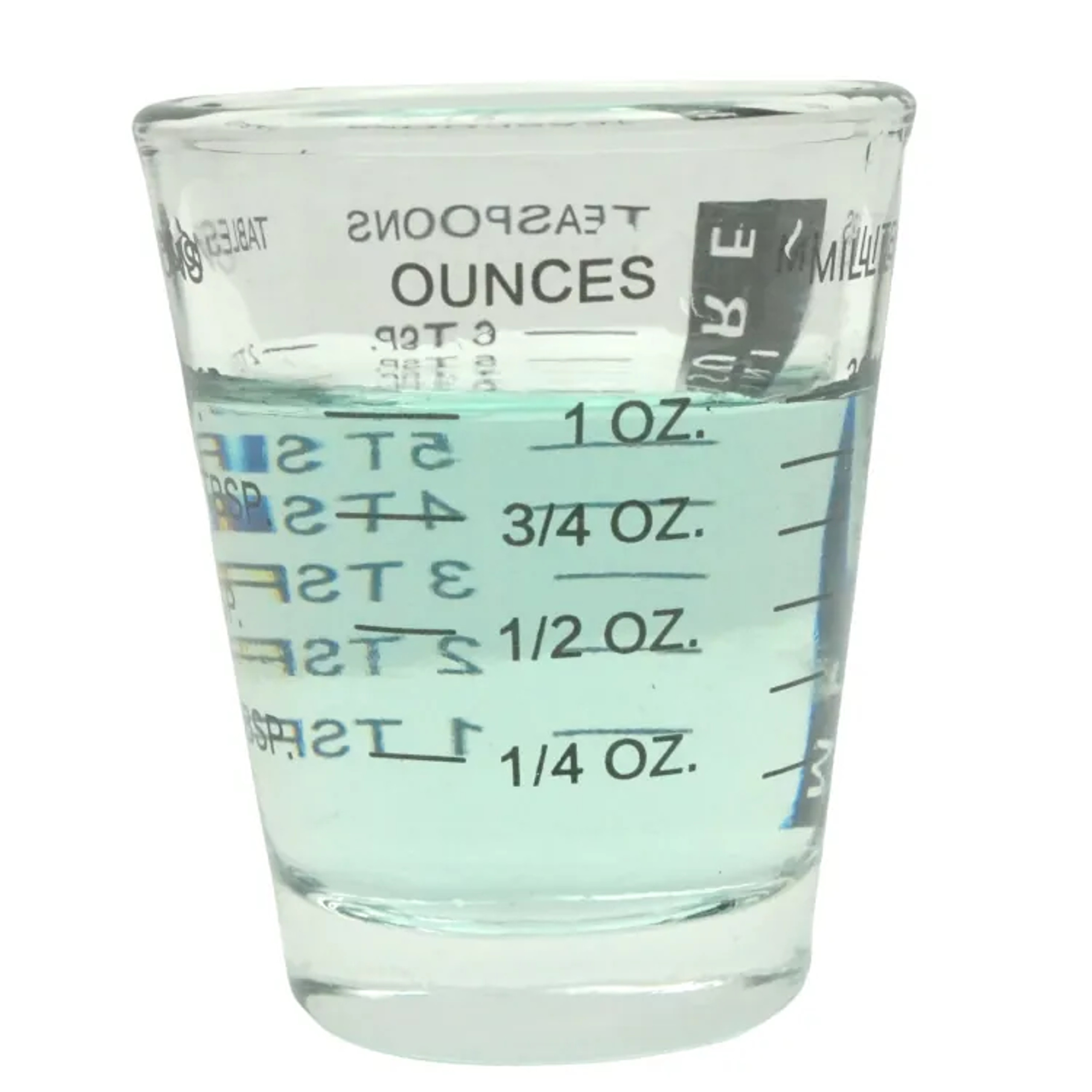 GRADUATED 1 OUNCE MEASURING GLASS IN OZ ML TSP graduated-1-ounce-measuring-glass-in-oz-ml-tsp