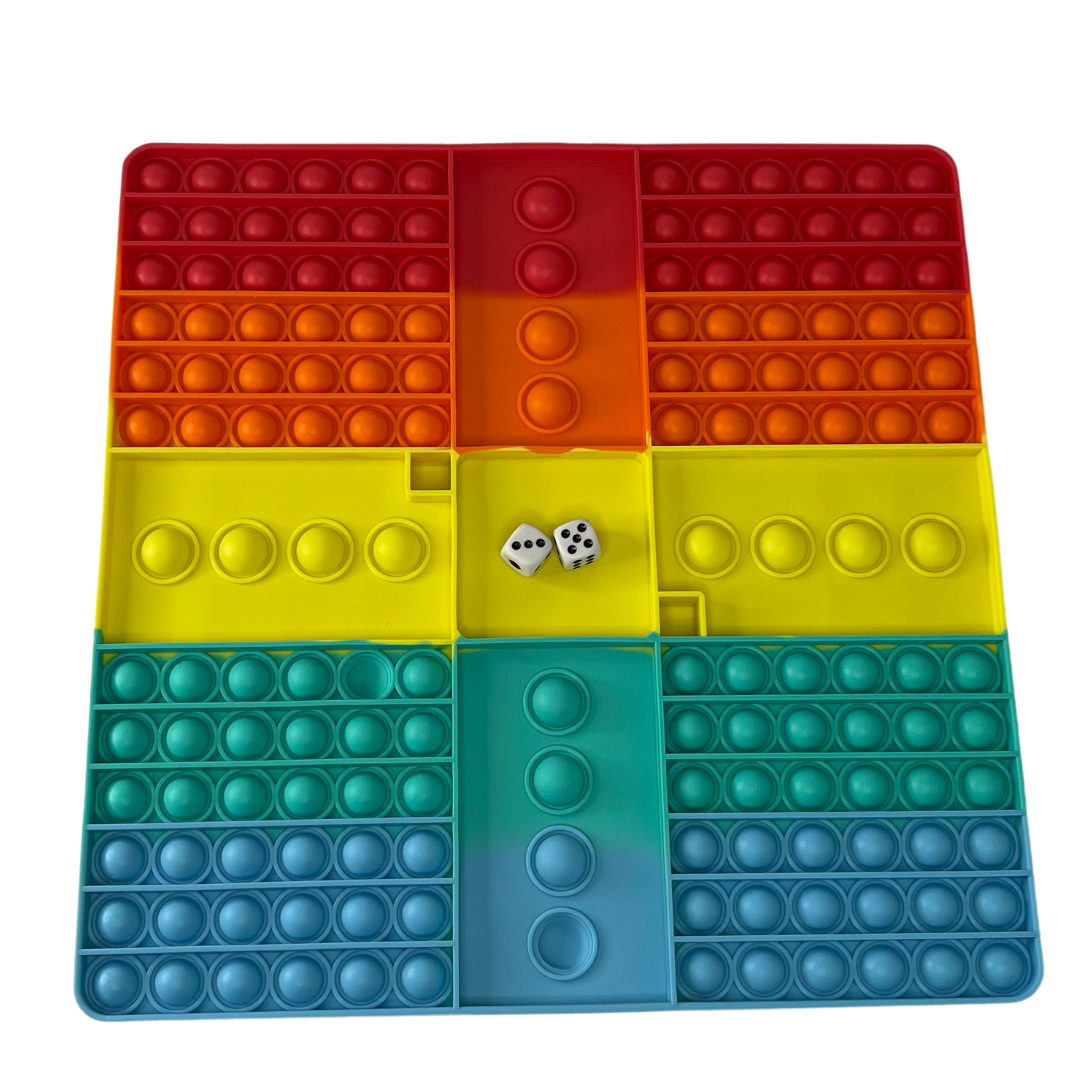 Rainbow Pop-it Game Board (4 Player) - Sage Explorers