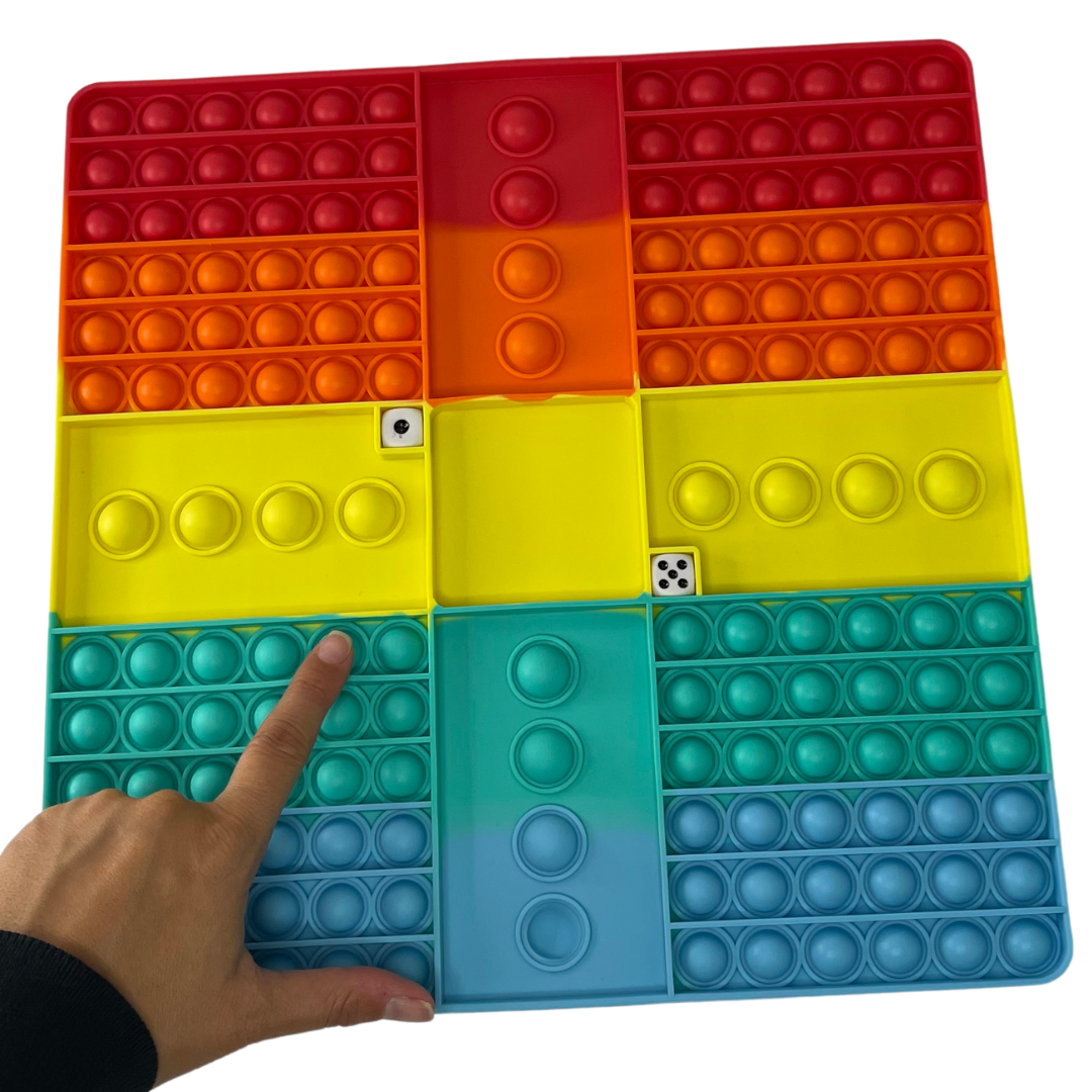 Rainbow Pop-it Game Board (4 Player) - Sage Explorers