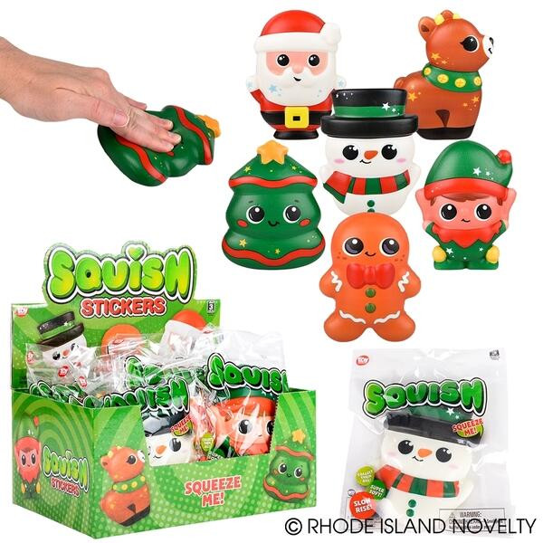Christmas Jumbo Squish Stickers - Sage Explorers