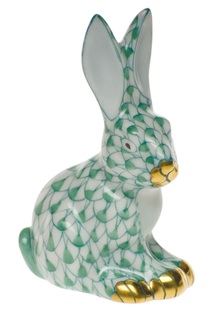 Herend Miniature Sitting Rabbit - R & M Woodrow Jewelers