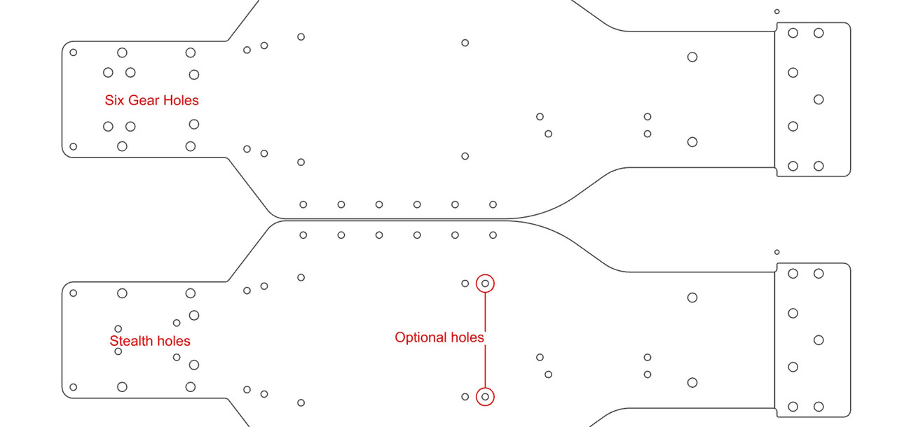 RC10 Graphite Replica Chassis