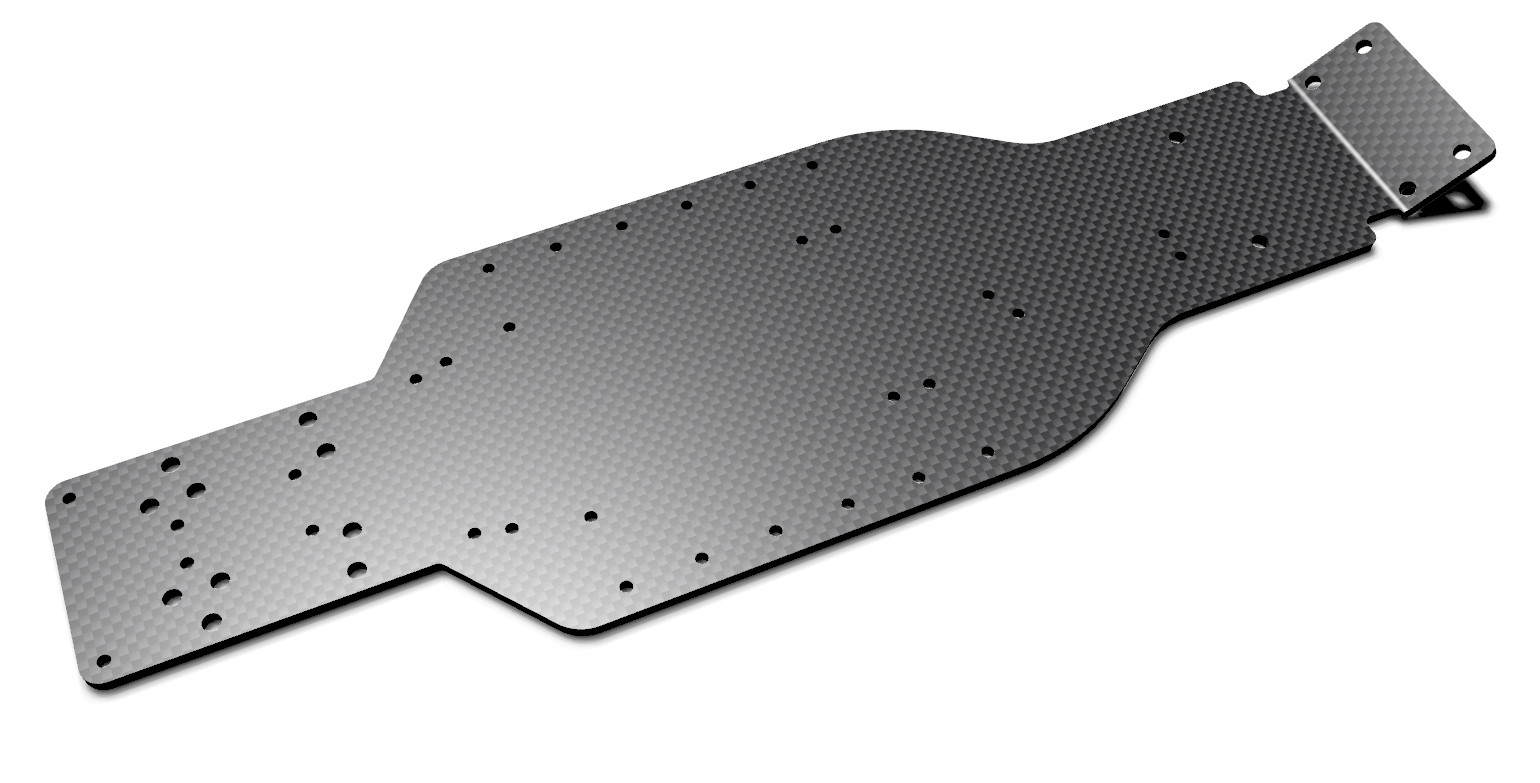 RC10 Graphite Replica Chassis