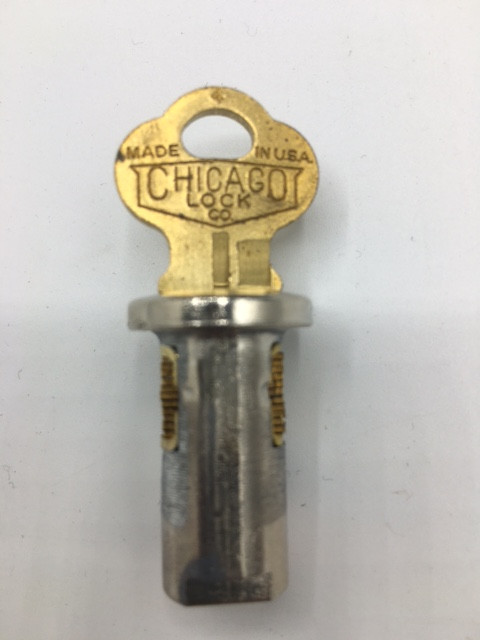 Vintage New Old Stock USA Made Chicago Lock and Key Set 1/4-20 Thread ...