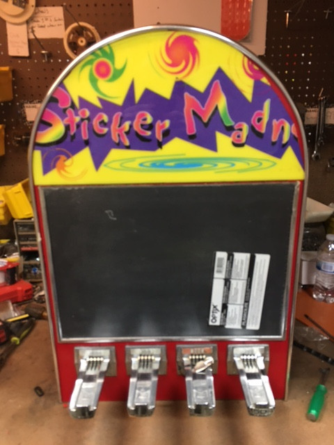 Lock & Key Replacement Set for AllStar All Star Sticker Tattoo Vending ...