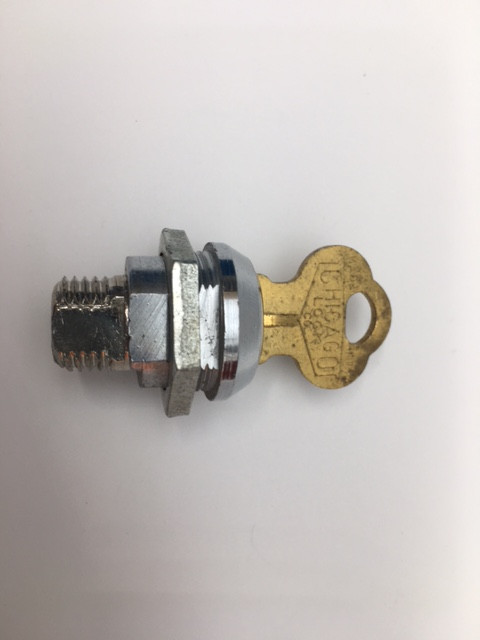 Lock and Key Assembly Kit for Northwestern 49 Tab Package Gum Machine