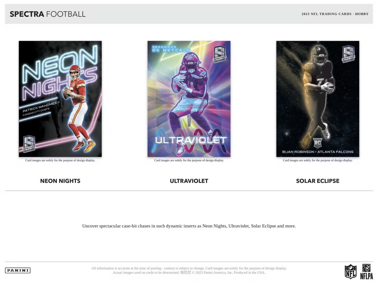 2023 Panini Spectra Football Hobby Box