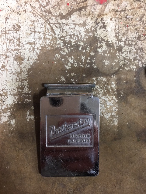 RARE Northwestern Small Ear Chute Cover Flap Door Flapper Super 60 Model 60
