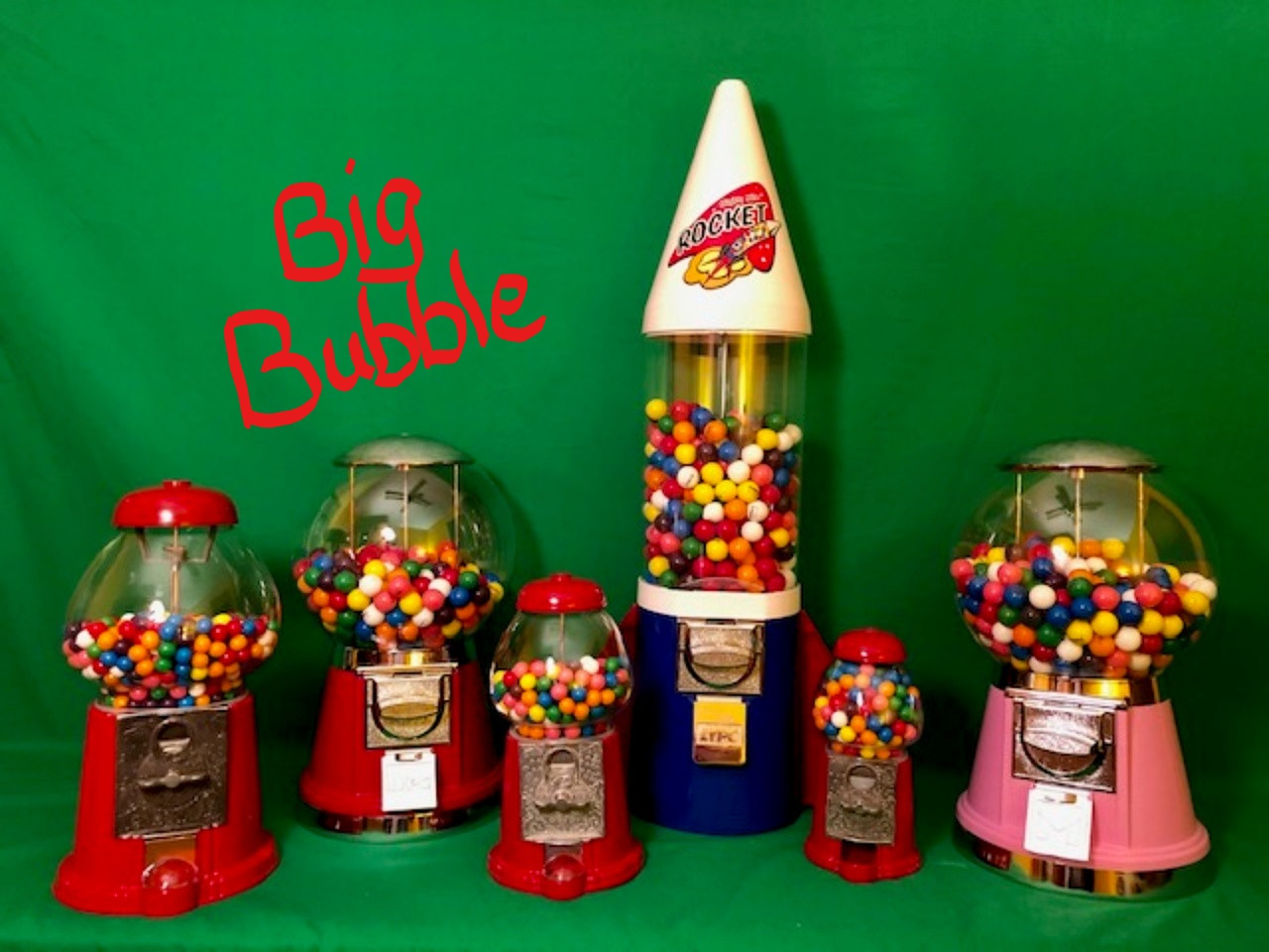 Bubble Globe Gumball/Candy Machine with Choice of Candy, Gumballs, 1 ...