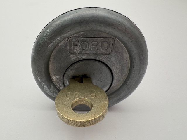 Authentic Vintage NOS F50 Ford Lock Key and Bar Complete Set for Ford ...