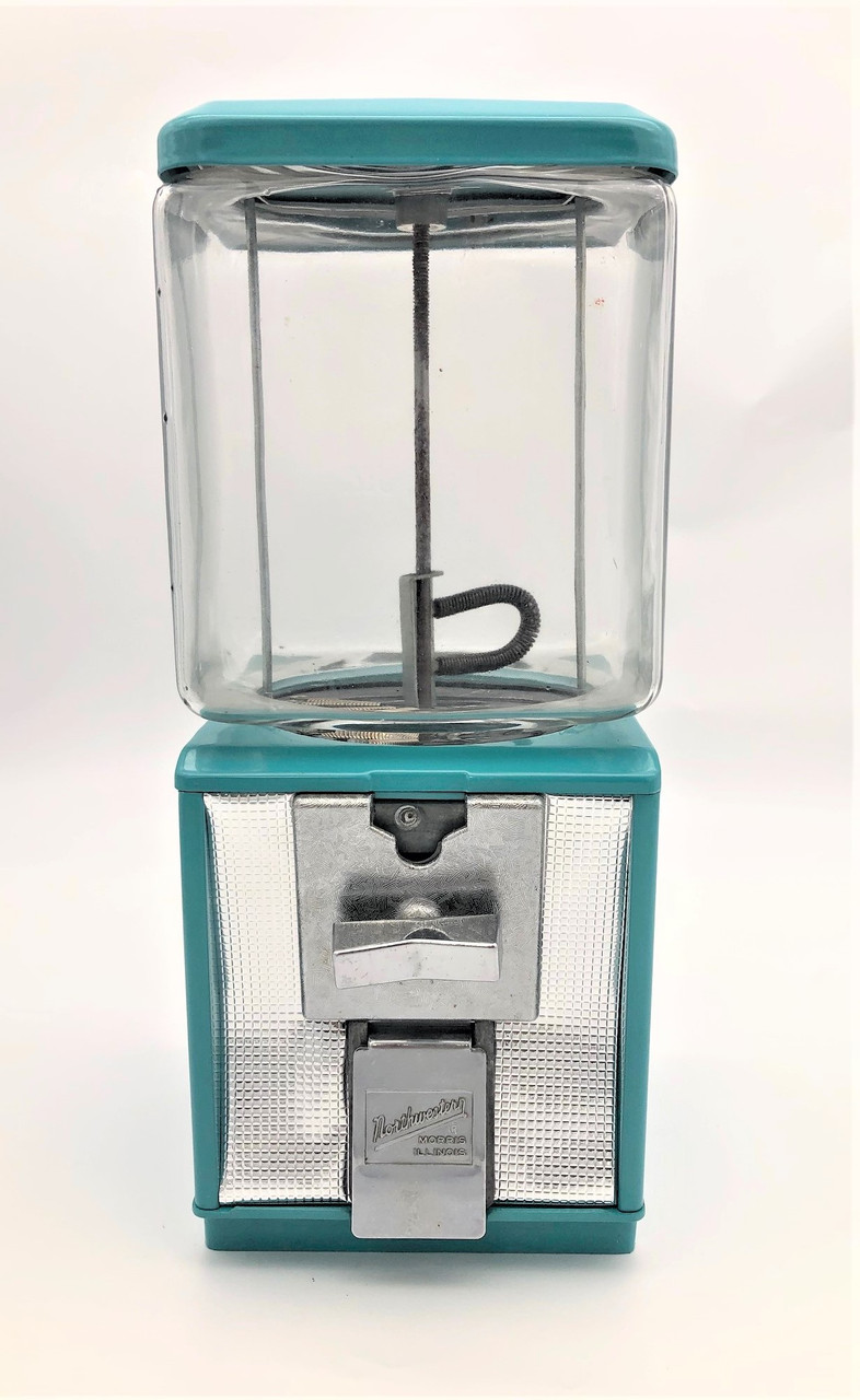 Retro Vintage Northwestern Glass Globe Candy Toy Gumball Machine