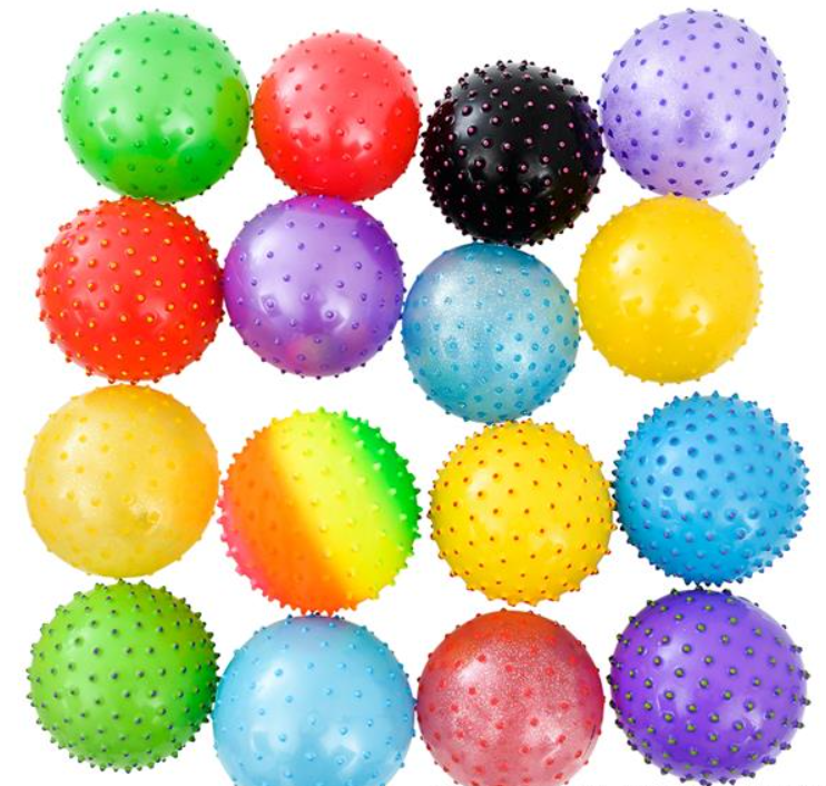 Knobby Inflatable Balls, Sensory, Stress, 500 pieces