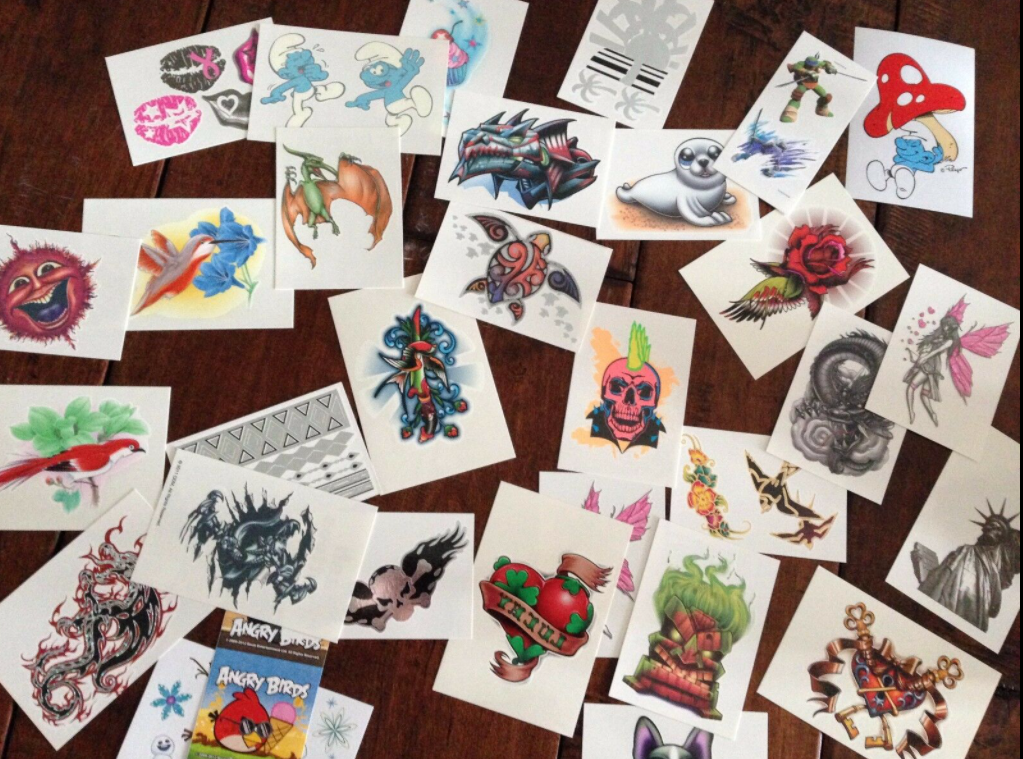 300 Stickers and Tattoos Mix for flat vend sticker and tattoo bulk ...