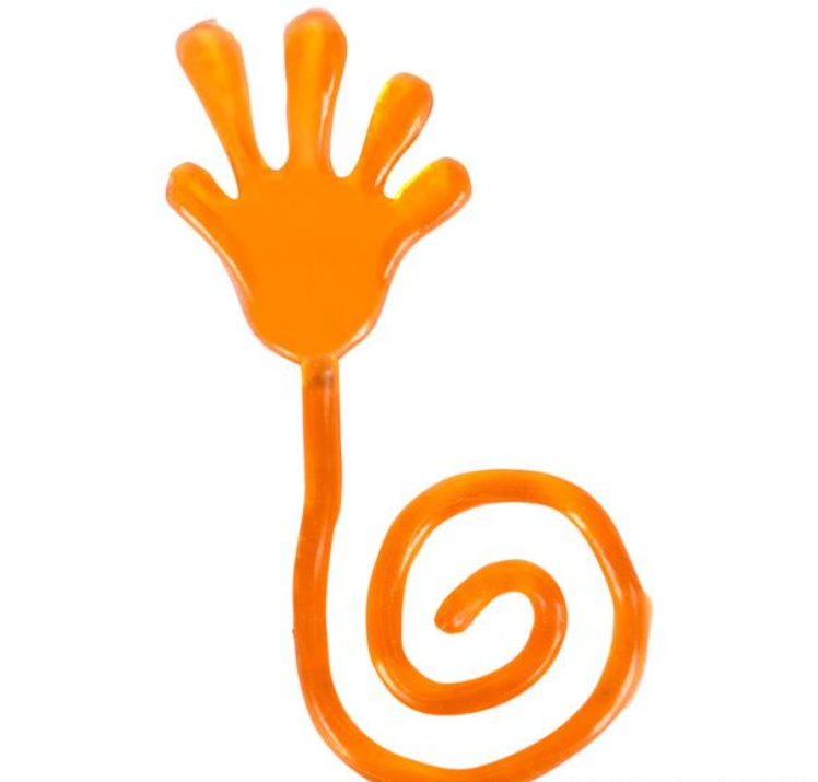 250 Large Sticky Hands in 2" Capsules