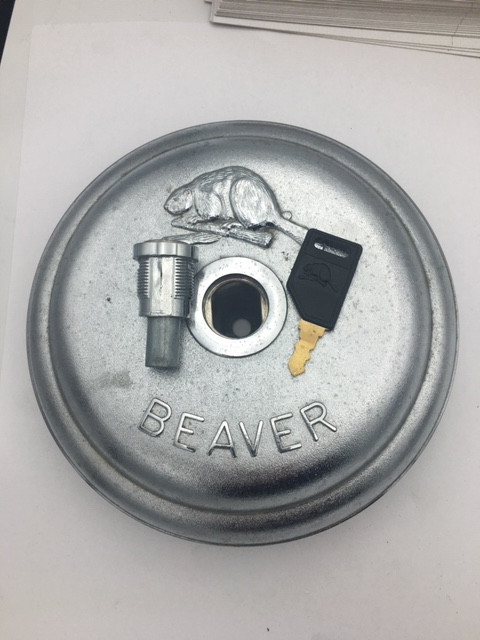Original OEM Top Lock & Key Part For Standard Beaver Machines