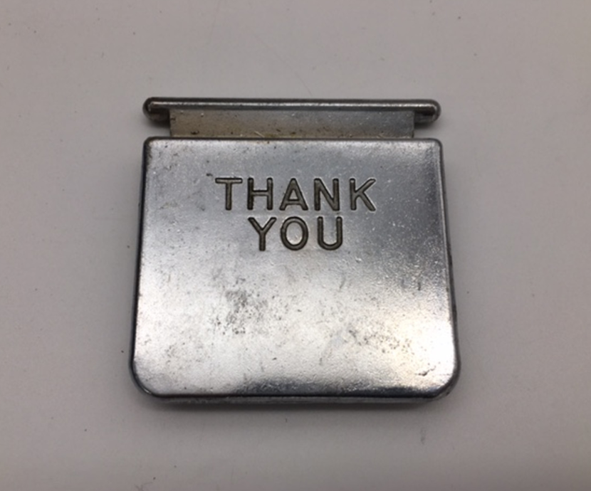 Komet Thank You Chute Cover Flap Flapper Door Comet King Coin Koin