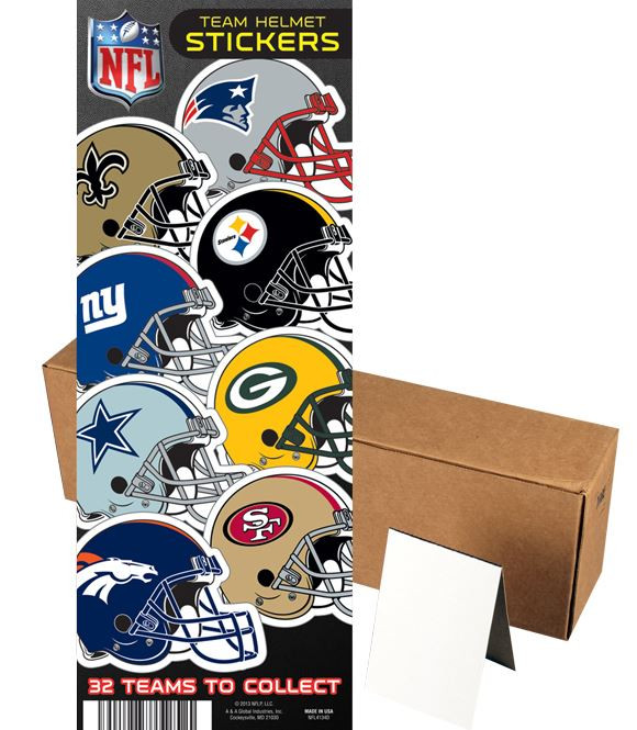 NFL Helmet Stickers