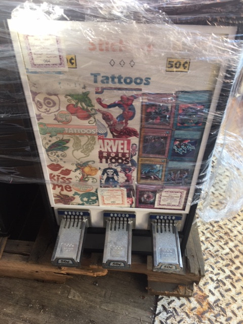 Impulse 3 column Sticker Tattoo Pokemon Sports Baseball Card vending ...