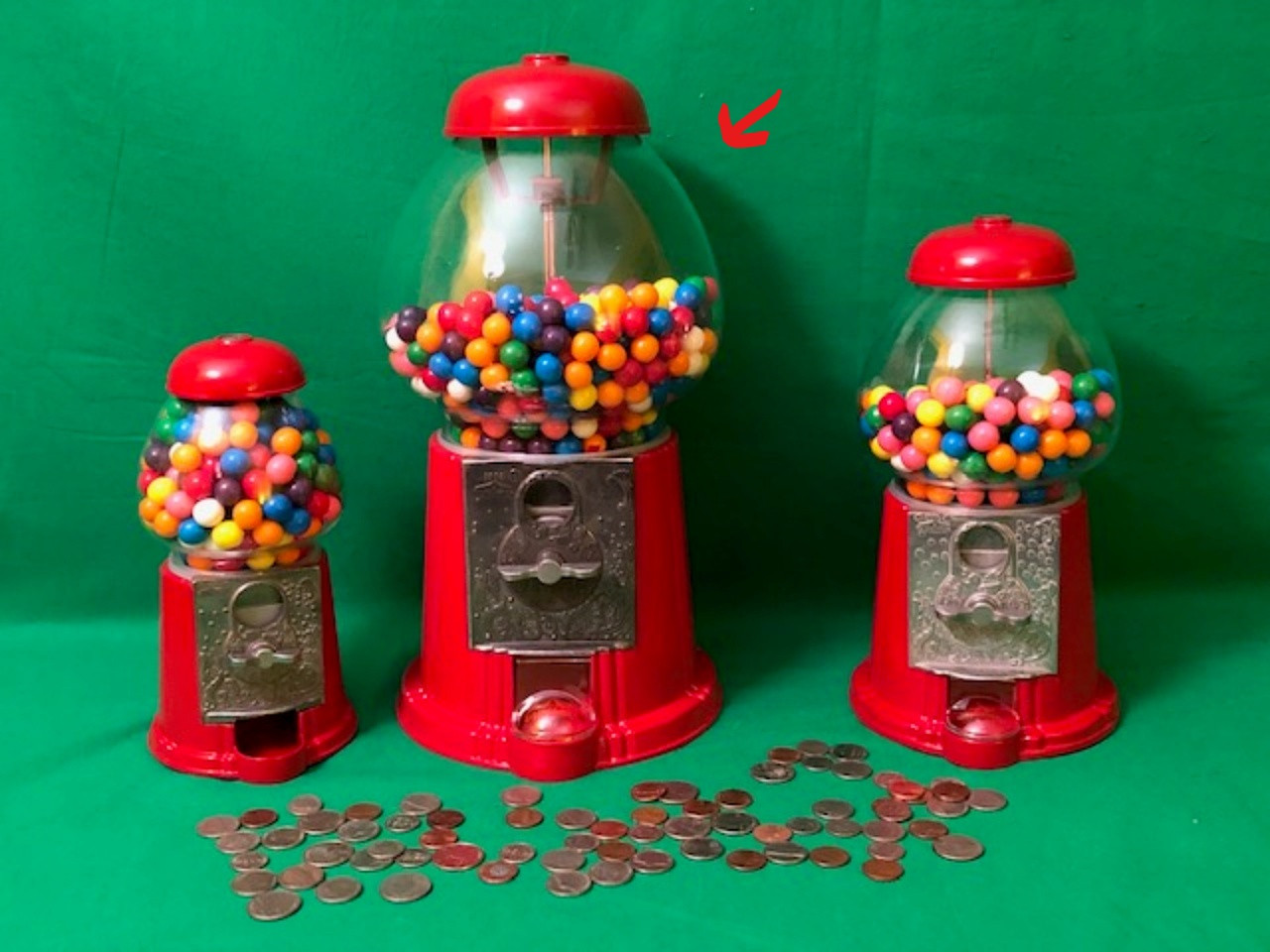 Classic King Gumball Machine w/Free Shipping!