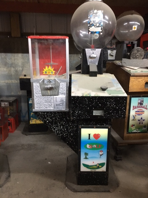 Bulk Vending Pinball Wing or Unique Wall Mount Shelf For Candy Gumball ...