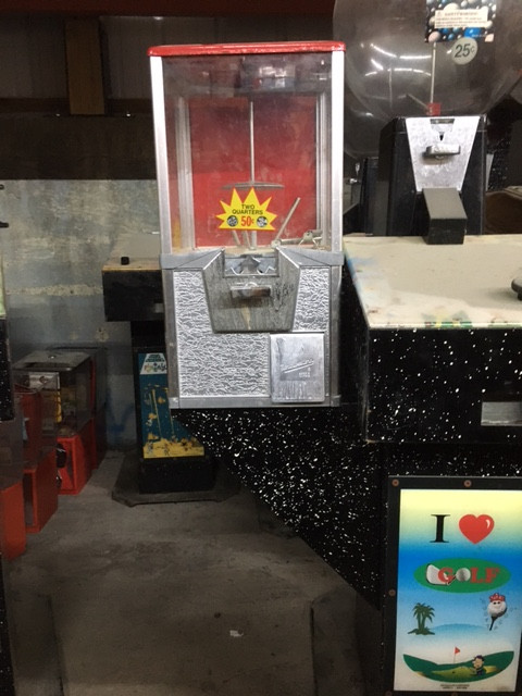 Bulk Vending Pinball Wing or Unique Wall Mount Shelf For Candy Gumball ...