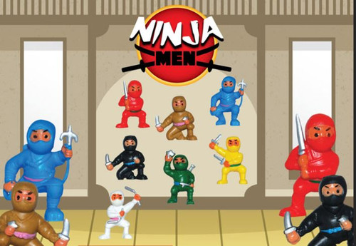 Mini Ninja Figurines 100 Ninjas per Bag