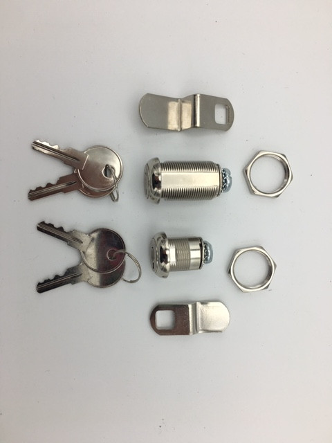 Imported Triple Gumball Candy Vending Machine Locks and Keys Set