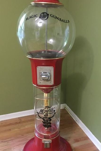 The Magic Disk Man Gumball Machine Coin Box Replacement Lock and Key ...