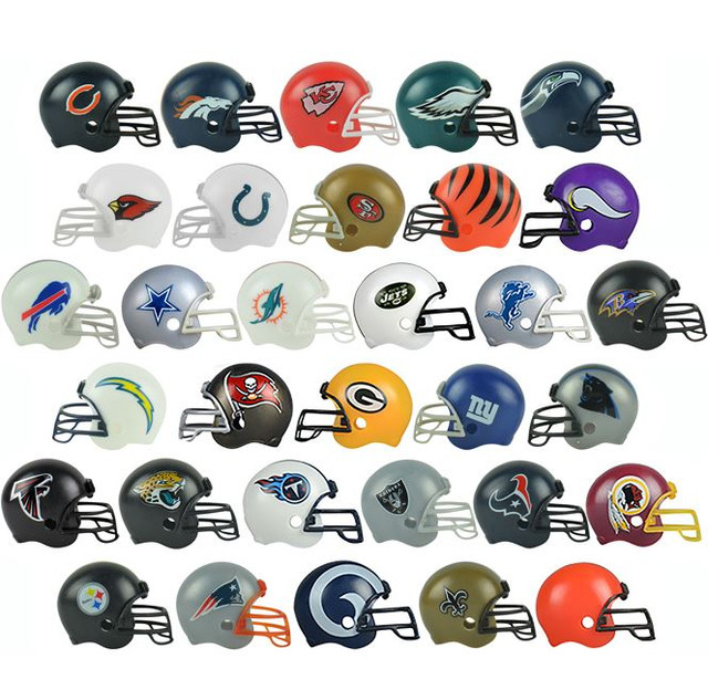 NFL Football Mini Helmets Full Set of all 32 Teams