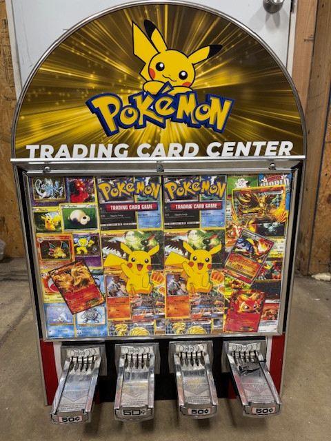 Free Shipping 4 Selection Pokemon Trading Card Vending Machine HOT!