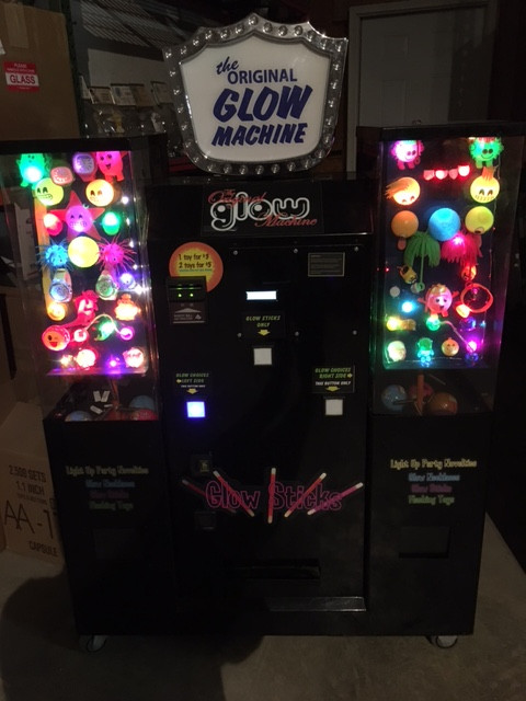 High End Capsule Glow Machine for FEC Arcade Bowling Center Game Room ...