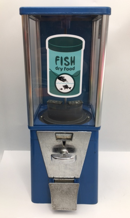 Cute Themed Fish Food Vending Machine Fish Duck Guppy Carp Pellet Feed ...