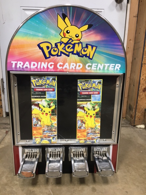 Black 4 Selection Pokemon Trading Card Center Vending Machine