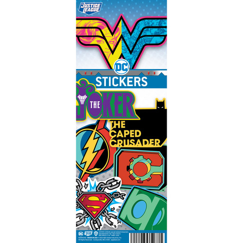 DC Comics Logo Stickers 300 Count in Folders