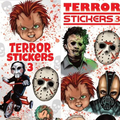 Terror Stickers #3 300 Count in Folders