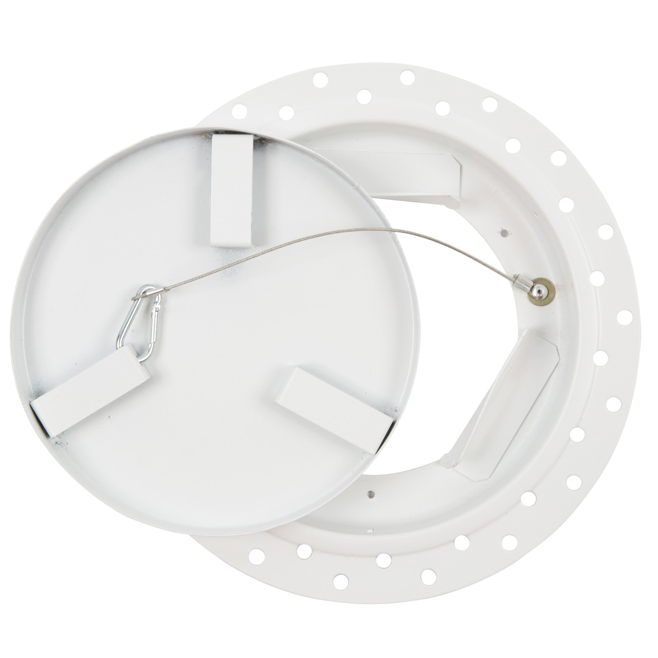 Wallo APR-M300PF 11.8" (300mm) Diameter Metal Ceiling Circular Round ...