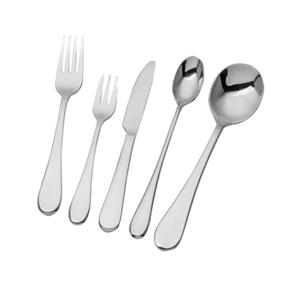 ABC LUC-051 Lucero 8 3/4" Euro Fork, Stainless Steel - 12/Case - Ford Hotel Supply