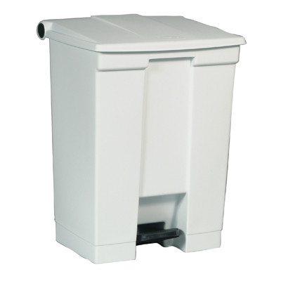 Rubbermaid FG614500WHT 18 Gallon Step-On Container - Ford Hotel Supply