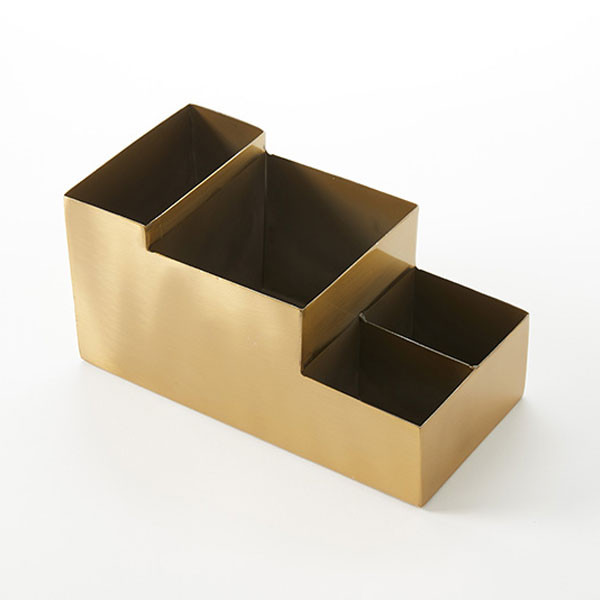 American Metalcraft BARG5 Coffee Caddy 3-Compartment, Gold - Ford Hotel ...