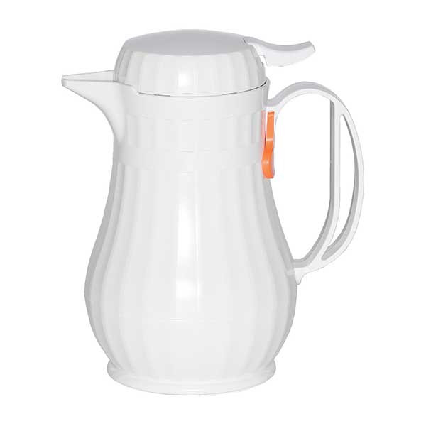 Service Ideas ECO6WH Eco-Serv Carafe Foam Lined Plastic Server, 20 oz ...