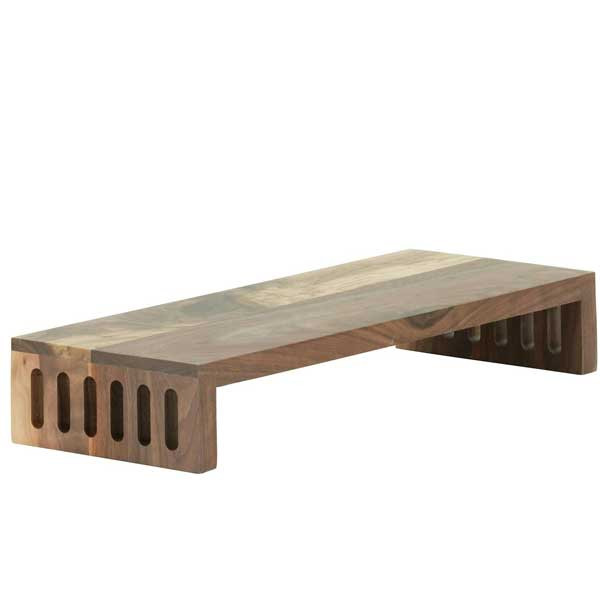 Cal-Mil 23136-1873-78 Sydney Display Riser 18" x 7" x 3"H, Walnut ...